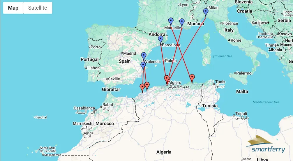 Ferry To Algeria From France And Spain | Best Prices 2026